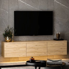 Kalune design Dřevěný TV stolek NEON 160x32 cm 382NRC1128