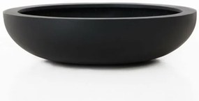 Okrasná miska PLANA, sklolaminát, 14xØ54 cm, antracit
