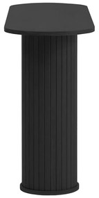 Černý konzolový stolek 40x130 cm Nola – Unique Furniture