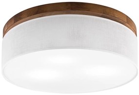 Brilagi - LED Stropní svítidlo BELLADONNA 3xE27/15W/230V pr. 50 cm bílá/dub třešeň