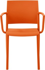 Židle Valtor – oranžová