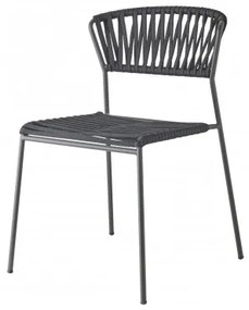 Scab Židle LISA FILÓ antracit Barva kostry Scab ZA-antracit PVC výplet SCAB N81 - antracit 287080