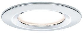 Paulmann 93463 LED Coin Nova round, set kulatých bodovek v chromové úpravě, 3x6,5W LED 2700K, prům.7,8cm, IP44
