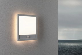 P 94663 LED venkovní panel Lamina vč. pohybové čidlo IP44 hranaté 250x250mm 3000K 14,5W 230V bílá umělá hmota - PAULMANN