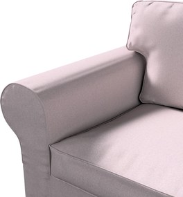 Potah na pohovku IKEA  Ektorp 3-místná, nerozkládací barva růžová látka pletený vzor