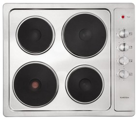 Klarstein Appetito 4 elektrická varná deska 4 plotýnky 6 stupňů 5500 watt nerezová ocel