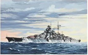 Revell 05098 Battleship Bismarck / Plastikový model / 1:700 / Počet dí