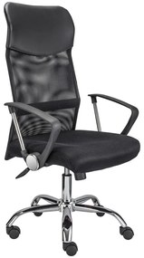 XXXLutz OTOČNÁ ŽIDLE, černá, barvy chromu Carryhome - Otočné židle - 002696000302