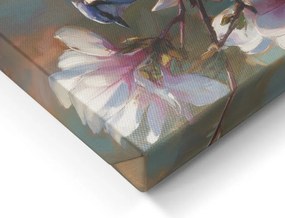 Tištěný obraz na plátně 32x32 cm Bluejay &amp; Blossom – Styler