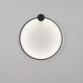 Toolight Toolight, LED nástěnné svítidlo 50cm, 4000K, 23W, APP1389-CW BLACK, černá matná, OSW-00915