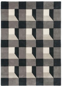 Brink&Campman Harlequin Blocks slate 141904 140x200cm grey