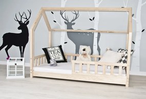 Dětská postel Ourbaby House bed Tea 160x80 cm přírodní