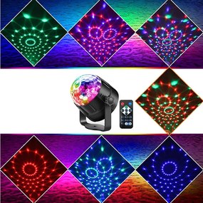 Verk Group Disco ball led reflektor rgb projektor