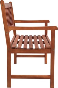 Zahradní lavice s poduškou 120 cm masivní akáciové dřevo 3063790