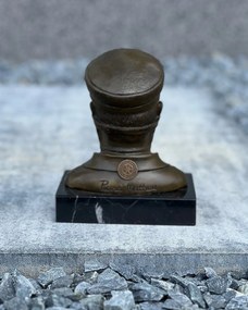 Bronzová socha soška - Morový doktor Steampunk