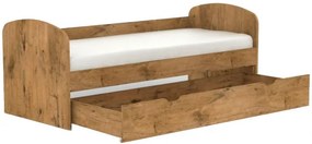Dětská postel s šuplíkem REA Kakuna 80x200cm - dub lancelot