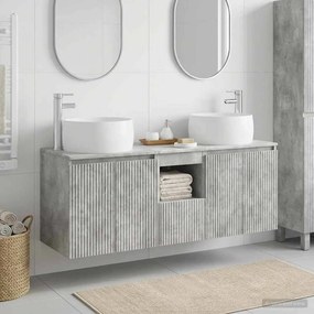 Sada koupelnových skříněk 3 ks Betonově šedá 3405720