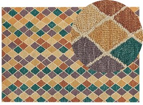 Vlněný koberec 140 x 200 cm vícebarevný KESKIN Beliani