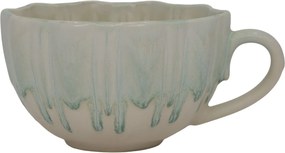 Porcelánový šálek se stékající glazurou New Bone China Green – Ø 11*6,5 cm
