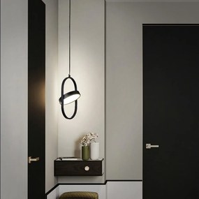 Toolight Toolight, LED závěsné svítidlo 18W, 4000K, APP1554-CP, černá, OSW-05662