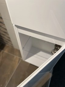 Lavedo Lion White II 40 vysoká závěsná skříňka do koupelny Orientace: Pravá