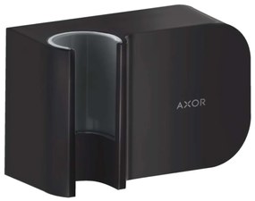 Axor One - Nástěnné kolínko s držákem, matná černá 45723670