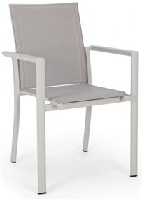 BIZZOTTO zahradní jídelní židle KONNOR béžovo/šedá 0662741