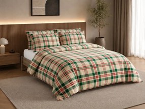 Mikroplyšové povlečení WINTER PLAID barevné Rozměr povlečení: 70 x 90 cm | 140 x 220 cm