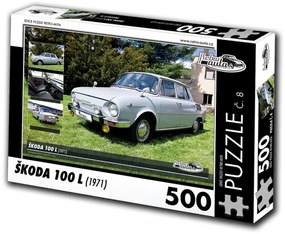Puzzle č. 08, Škoda 100 L (1971) 500 dílků