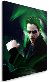 Gario Obraz na plátně Matrix, Keanu Reeves alias Neo  - Dmitry Belov Rozměry: 40 x 60 cm