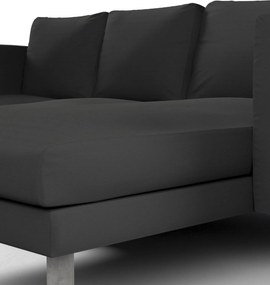 Potah na pohovku IKEA Norsborg 3-místná se šezlongem barva šedá