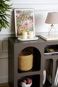 Kalune design Konzolový stolek LESA antracitový