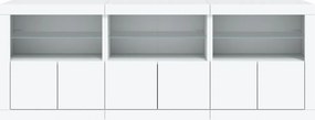 Příborník s LED osvětlením bílý 181,5 x 37 x 67 cm 3209002