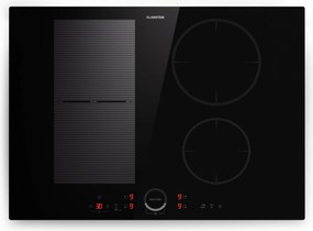 Klarstein Delicatessa 70 Hybrid, vestavná indukční varná deska, 4 zóny, 7000 W, sklokeramika