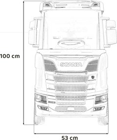 Ramiz Dětské vozidlo Scania R-SERIE černé