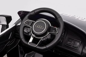 Ramiz Elektrické autíčko Audi R8 Policie na baterie + dálkové ovládání + EVA + pomalý start + MP3 LED