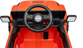 LEAN Toys Oranžové vozidlo na akumulátor DK-JWR558