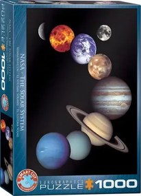 EUROGRAPHICS Puzzle NASA - Sluneční soustava / 1000 dílků / 67,63 × 48