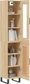 Skříň highboard dub sonoma 34,5 x 34 x 180 cm kompozitní dřevo 3199516