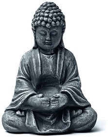 Milujeme Kameny Buddha - svícen Feng Shui - šedý