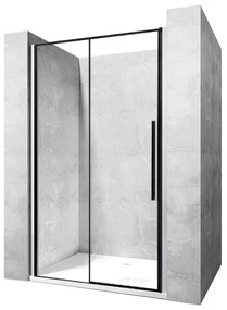 Rea Solar sprchové dveře, black Rozměr sprch.dveří: 90cm
