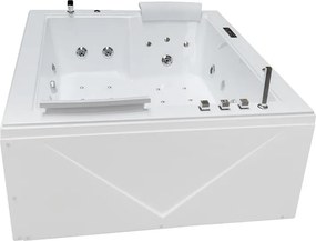 Terra Hydromasážní vana DIABLO 666 II 180x150 s ohřevem vody