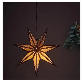 Markslöjd | Markslöjd 705793 - Vánoční dekorace GLITTER 1xE14/25W/230V pr. 45 cm bronzová | ML1176