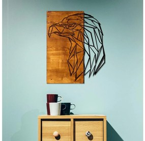 Asir | Nástěnná dekorace 47x58 cm orel dřevo/kov | AS1644