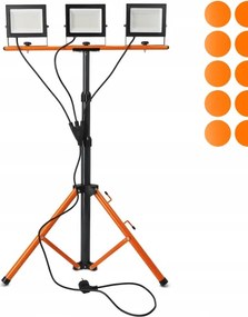 LED Reflektor se stojanem 3xLED/50W/230V 4500K IP65 černá/oranžová