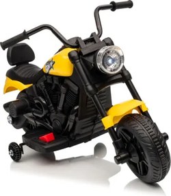 Elektrická motorka STAR žlutá