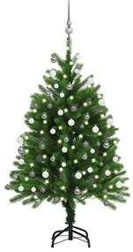 Umělý vánoční stromek s LED a sadou koulí 120 cm zelený,  3077725 HangarStore.cz