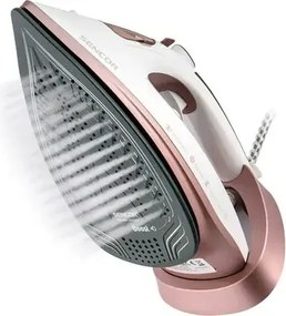 SENCOR SSI 3520RS růžová / Napařovací žehlička / 3100 W / 280 ml