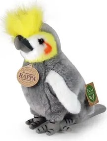 RAPPA Plyšový papoušek korela chocholatá 18 cm / ECO-FRIENDLY / od 0 m