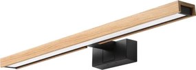 BRILAGI - LED Koup osvět zrcadla 3v1 WOODY MIRROR LED/12W/230V IP44 černá/dub